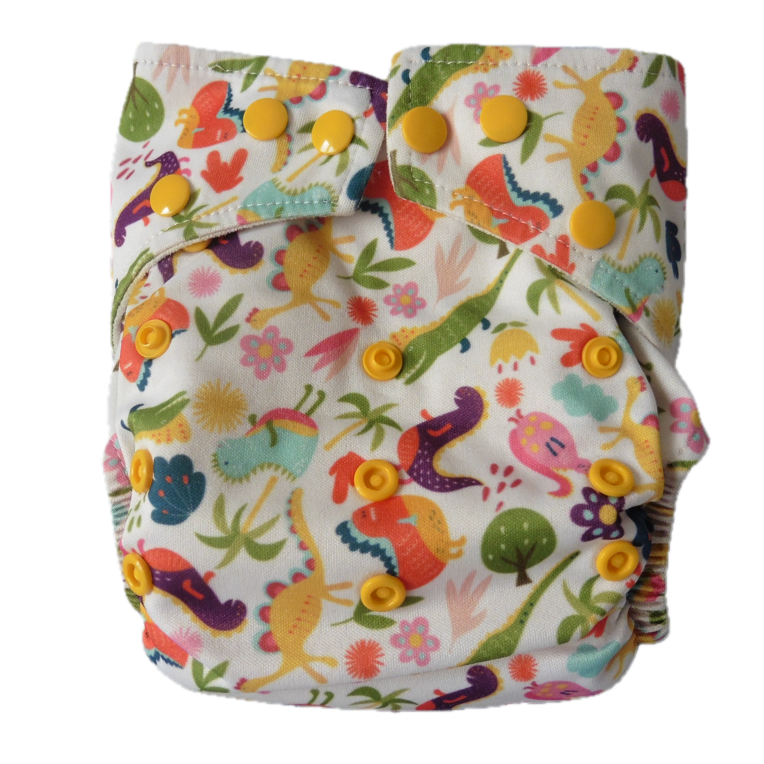 Baba+Boo dinosaurs BTP nappy+2xbamboo boosters – Eco Bee